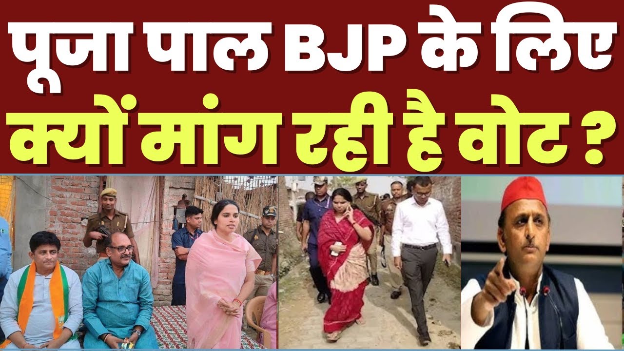 Phulpur Chunav : पूजा पाल BJP के लिए क्यों मांग रही है वोट ? MLA Pooja ...