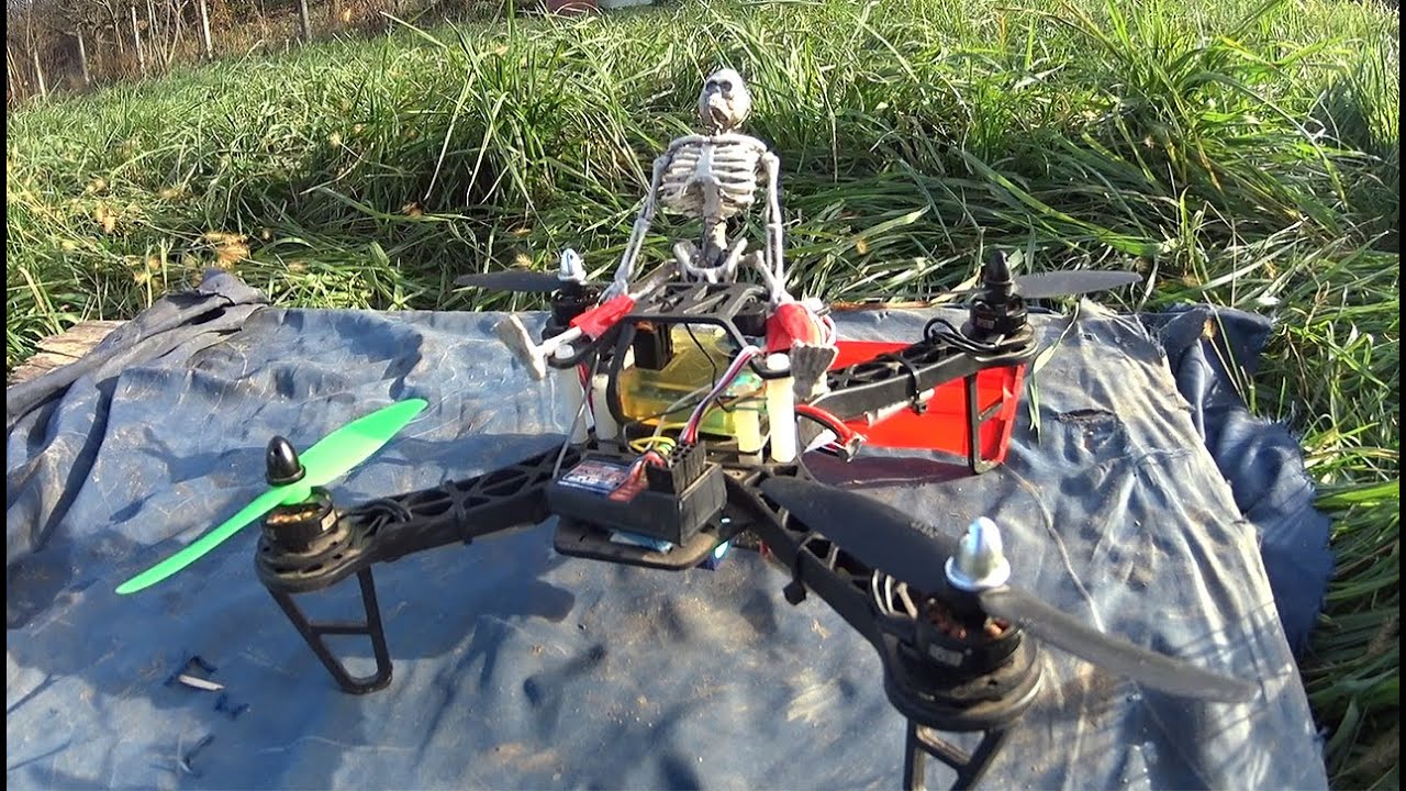 HobbyKing Spec FPV250 Drone Quadcopter Skull - YouTube