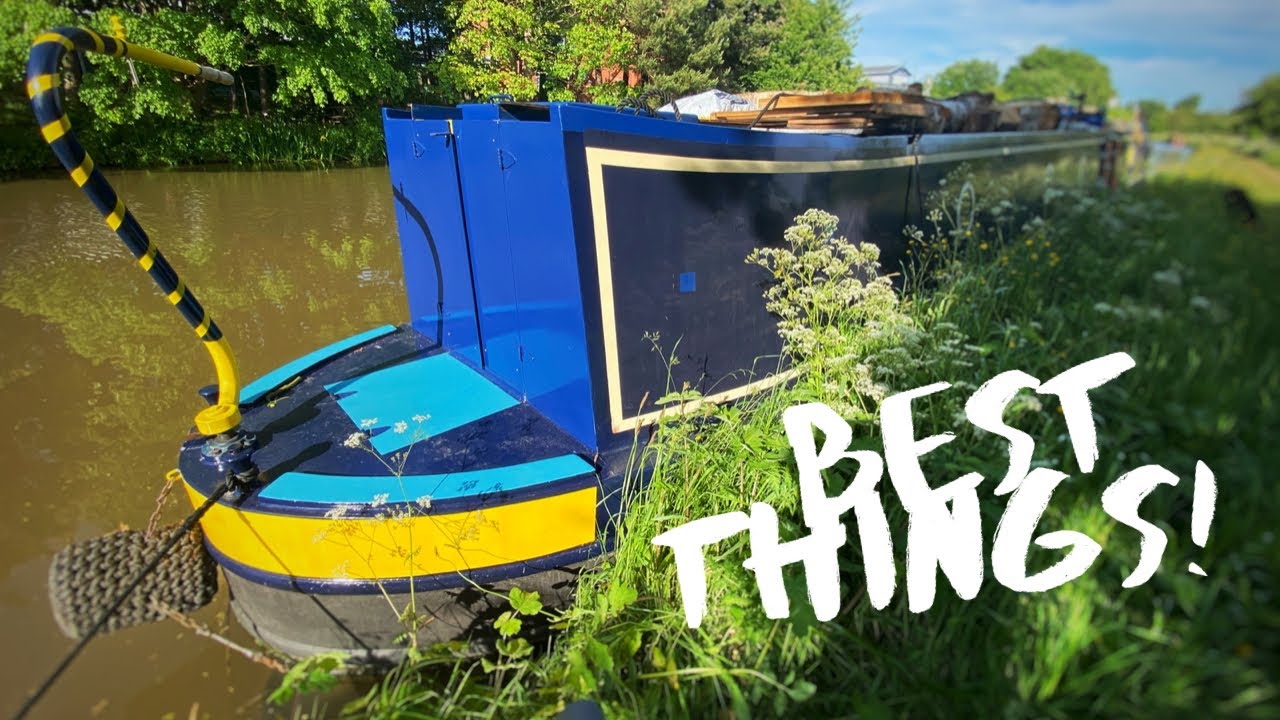 Living on a Narrowboat - The best things! - full-time liveaboards - YouTube