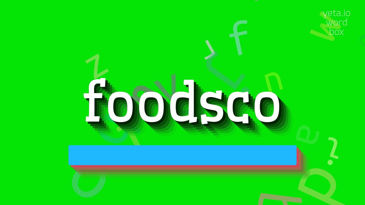 How to say "foodsco"! (High Quality Voices) - YouTube