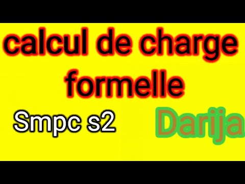 Calcul de charge formelle étape par étape en Darija - YouTube