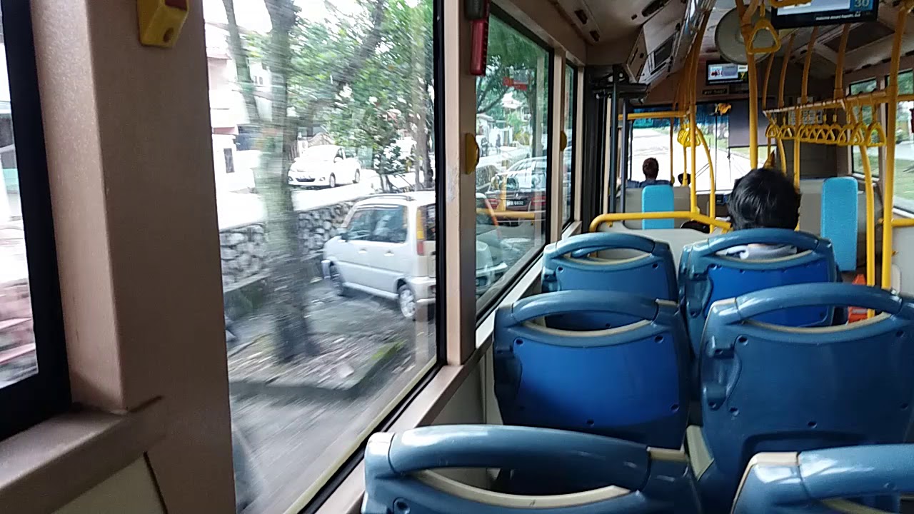 {Clear Outside-ish Bus Engine Noise} rapidKL Scania K270UB Bus Ride On ...