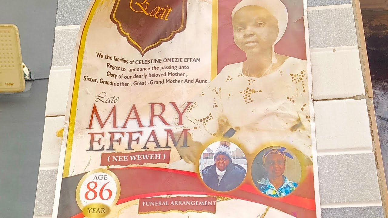 PRINCE IFEANYI GABRIEL LIVE @ THE BURIAL RECEPTION OF LATE MRS MARY ...