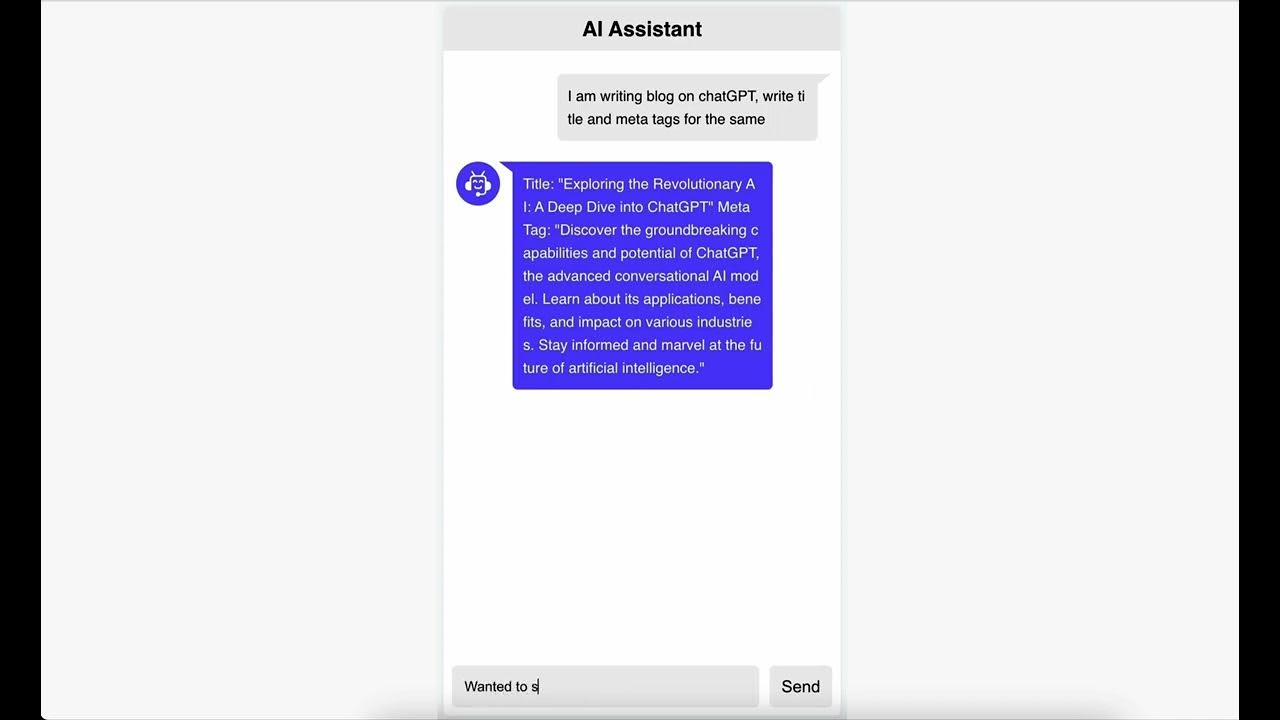 Building an Intelligent Chatbot with ChatGPT, React.js and Node.js: The Evolution of AI ...