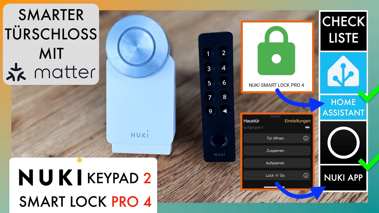 NUKI Smart Lock Pro 4 & Keypad 2 Review - Anleitung NUKI App & Home ...