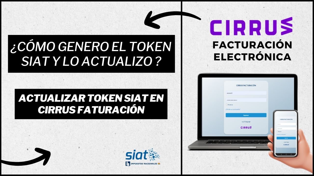 Generar un nuevo token y actualizarlo en el sistema Cirrus Facturación. - YouTube