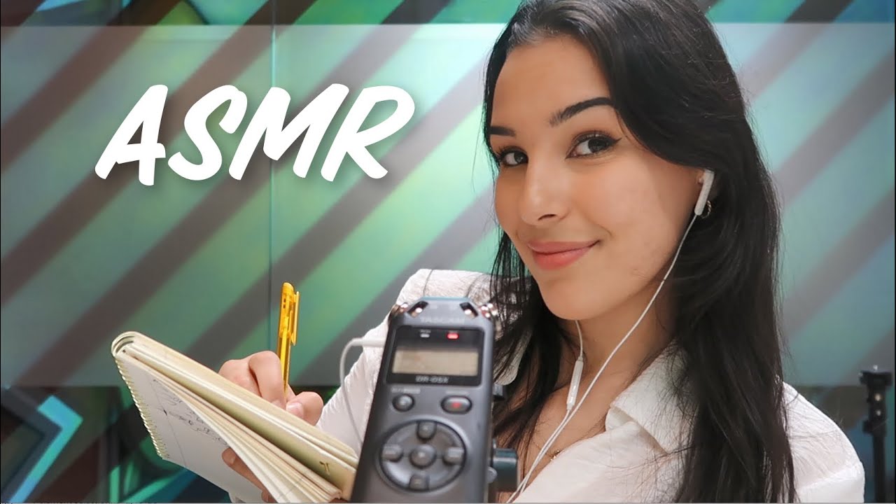 RP ASMR : JE VOUS INTERVIEW - YouTube