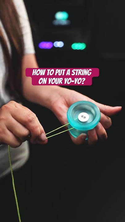 How to put a string on your yoyo? #yoyo #tutorial #string - YouTube