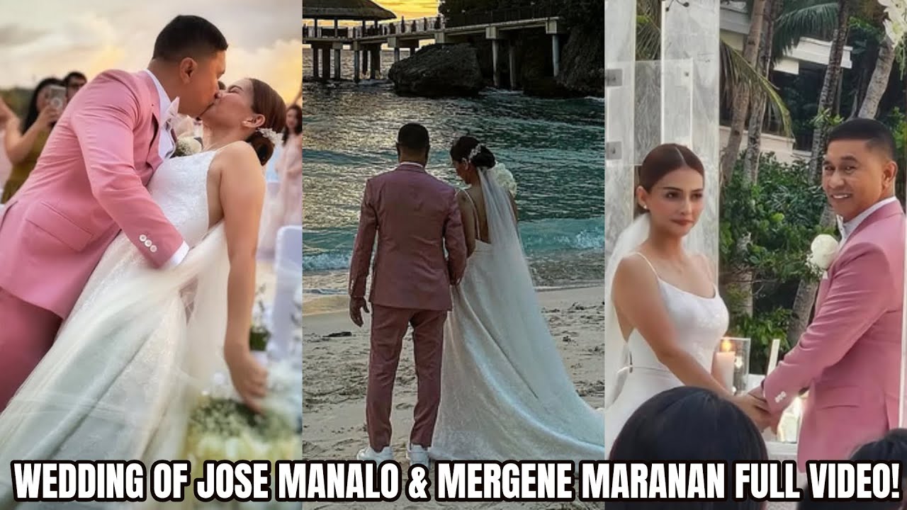 MULTI-MILLION WEDDING of Jose Manalo and Mergene Maranan FULL VIDEO ...