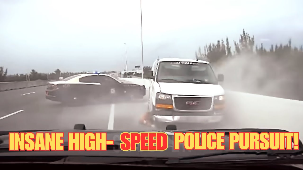 High-Speed Police Pursuit Ends in Dramatic PIT Maneuver/Traffic crash ...