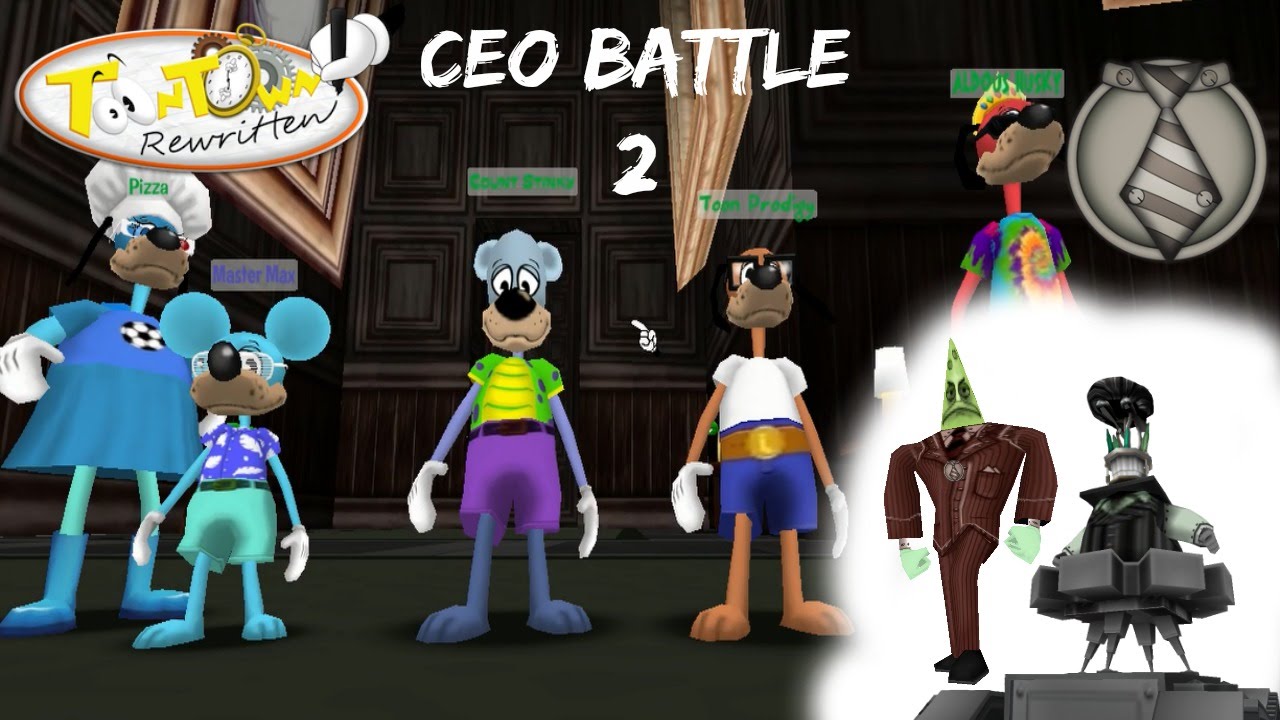 Toontown Gameplay: CEO Battle #2 - YouTube