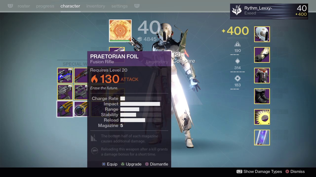 Destiny Double Praetorian Foil drop!! - YouTube