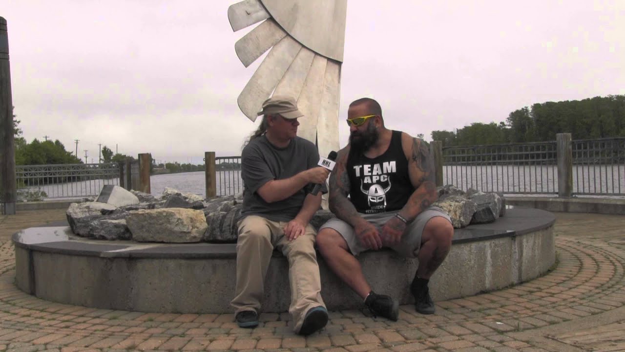 Dallas Hogan Talking about Ontario Strongman Competition - YouTube
