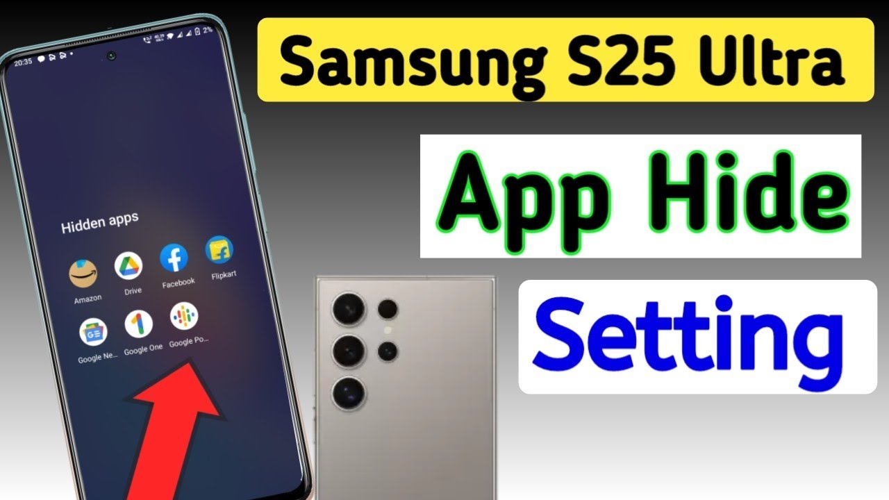 How to hide apps in Samsung s25 ultra/Samsung s25 ultra app hide ...