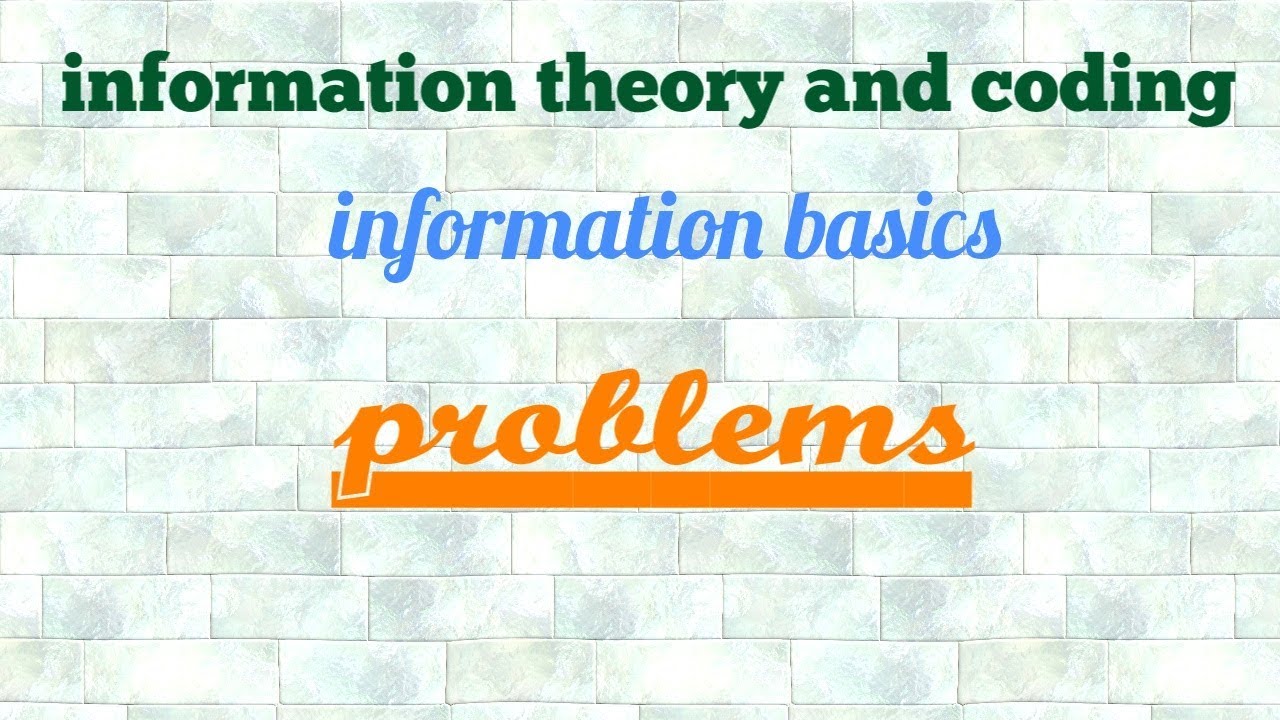 Information basics - YouTube