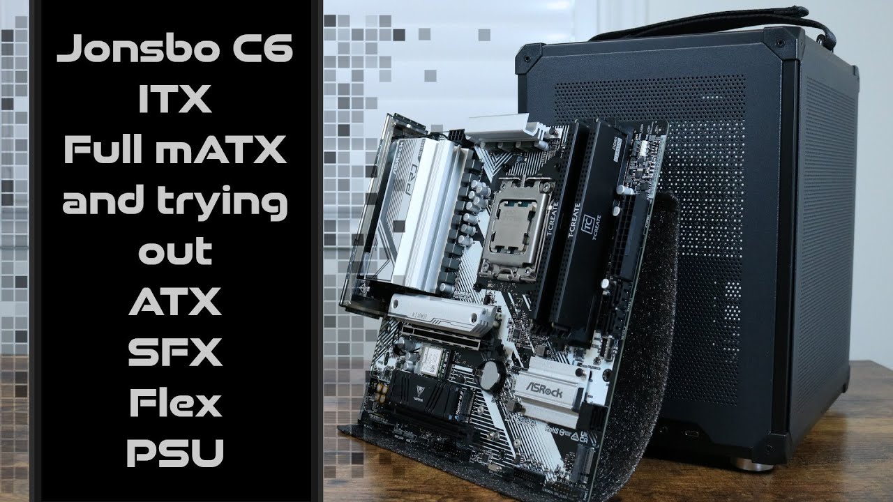 Jonsbo C6 ITX - mATX and ATX PSU, possible? - YouTube