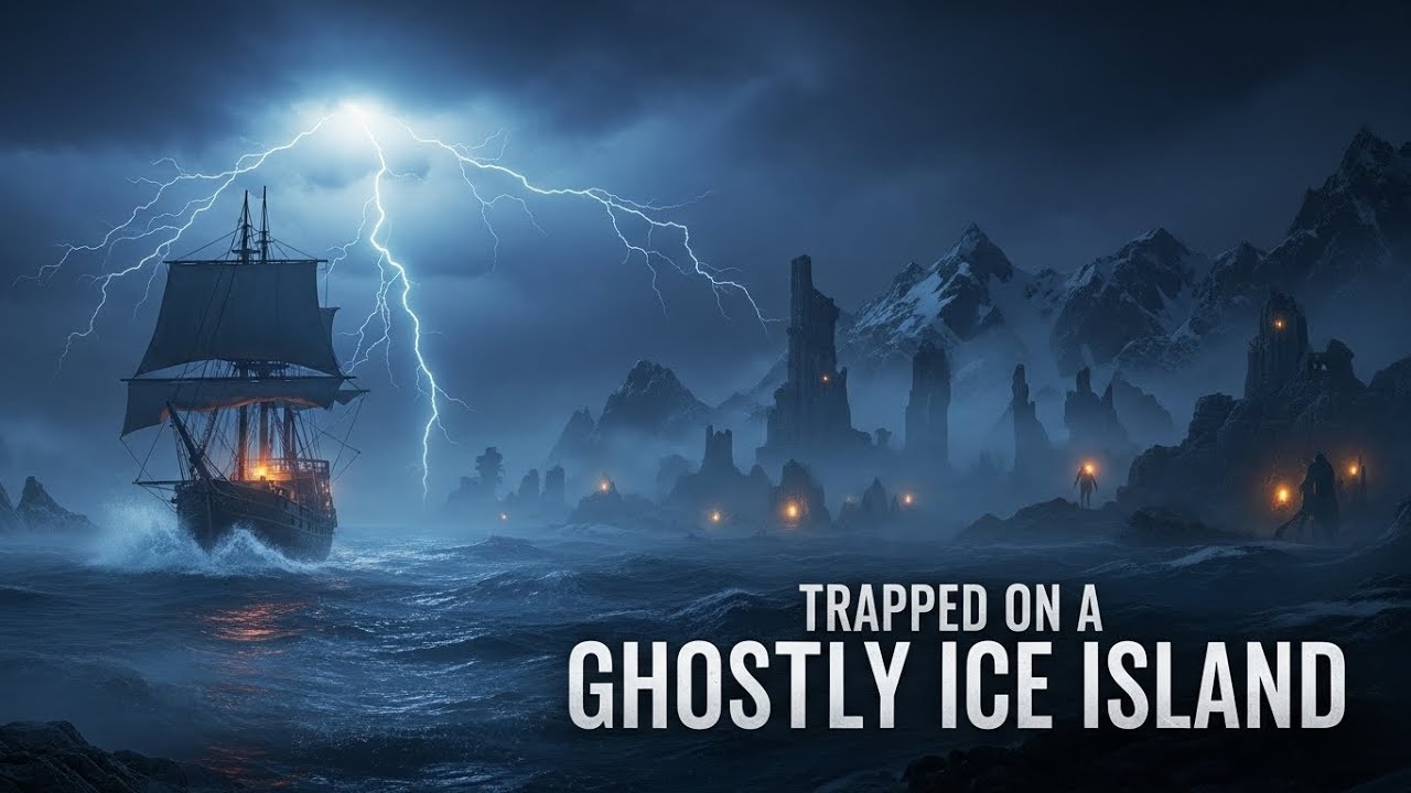 Trapped on a Ghostly Ice Island Horror Story with Rain Ambience - YouTube