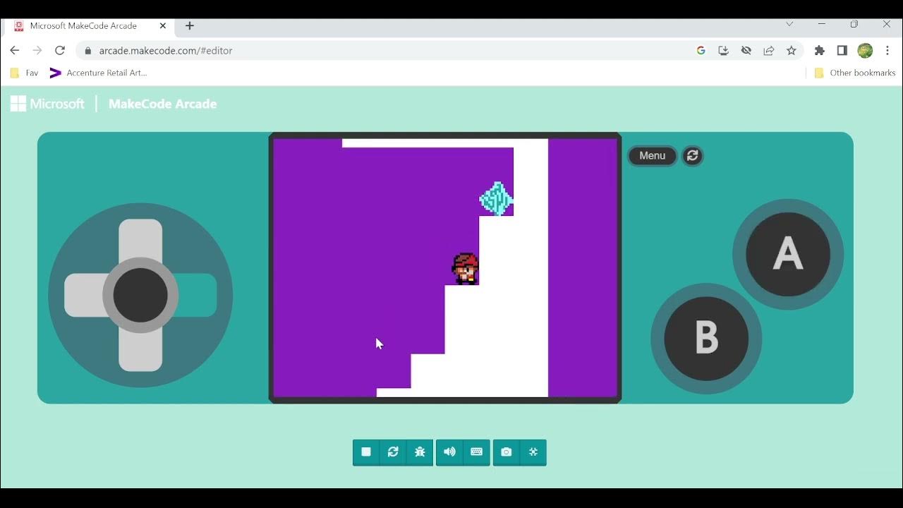 makecode arcade heritage game for national coding challenge 2023 - YouTube