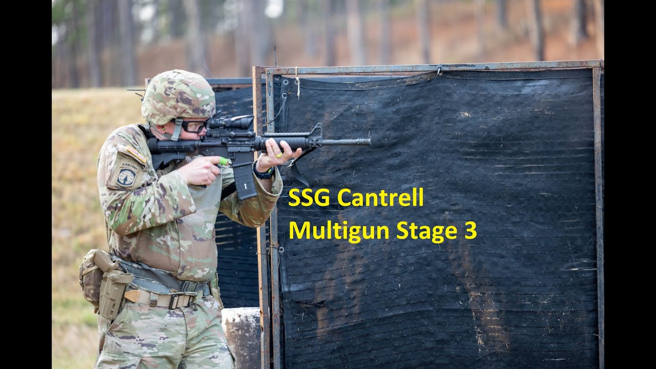 2025 AMU All Army Small Arms Championship: Multigun Stage 3 Cantrell ...