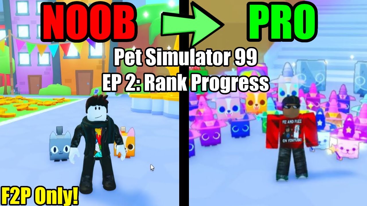 Pet Simulator 99 Noob to Pro F2P - Rank Progress! (Ep 2) - YouTube