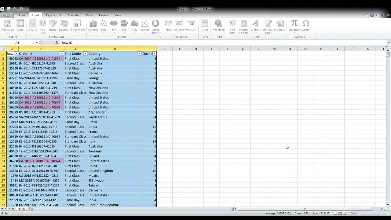 Data analysis using Excel _pivot_tables - YouTube