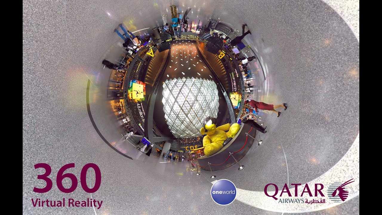 Qatar Airways 360 VR 4K - YouTube