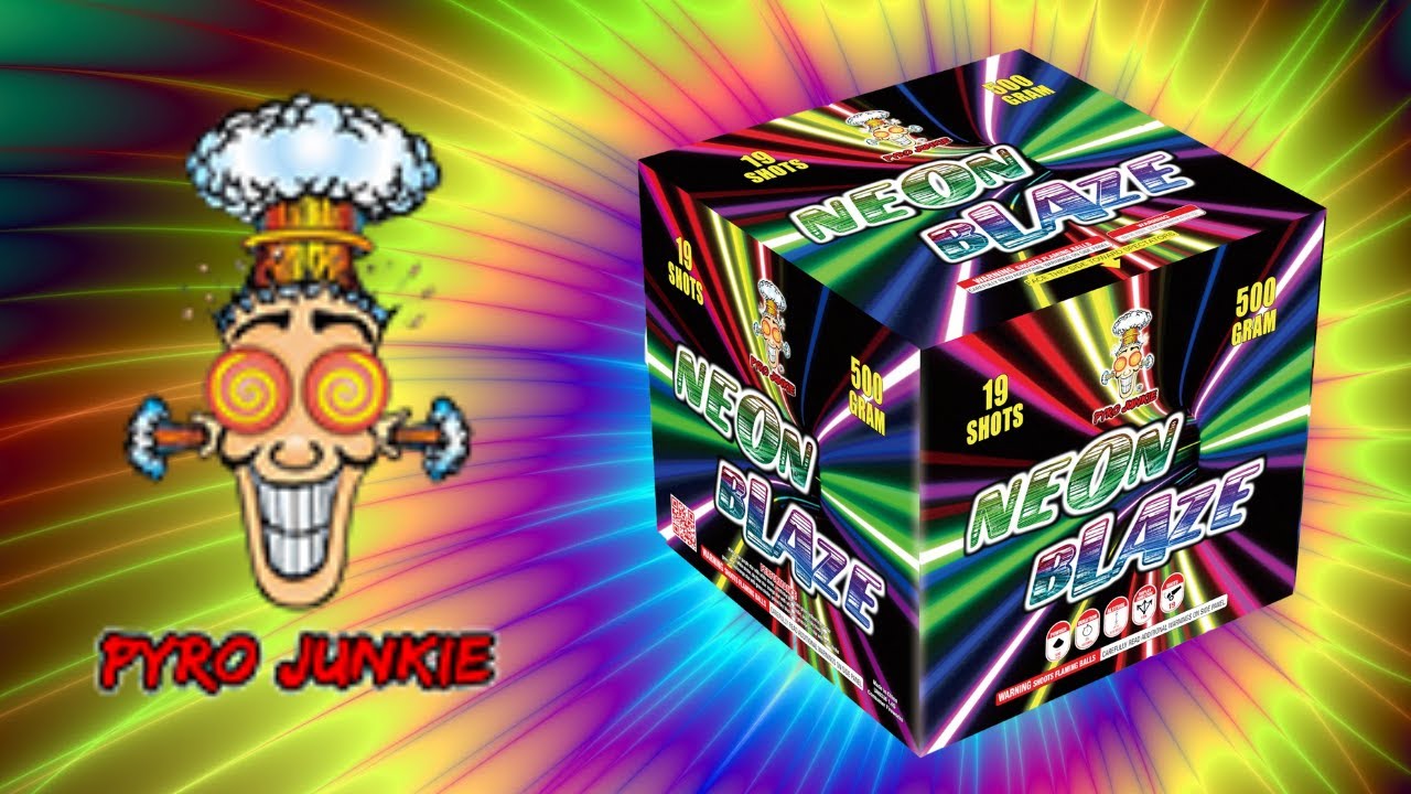 Neon Blaze by Pyro Junkie - YouTube