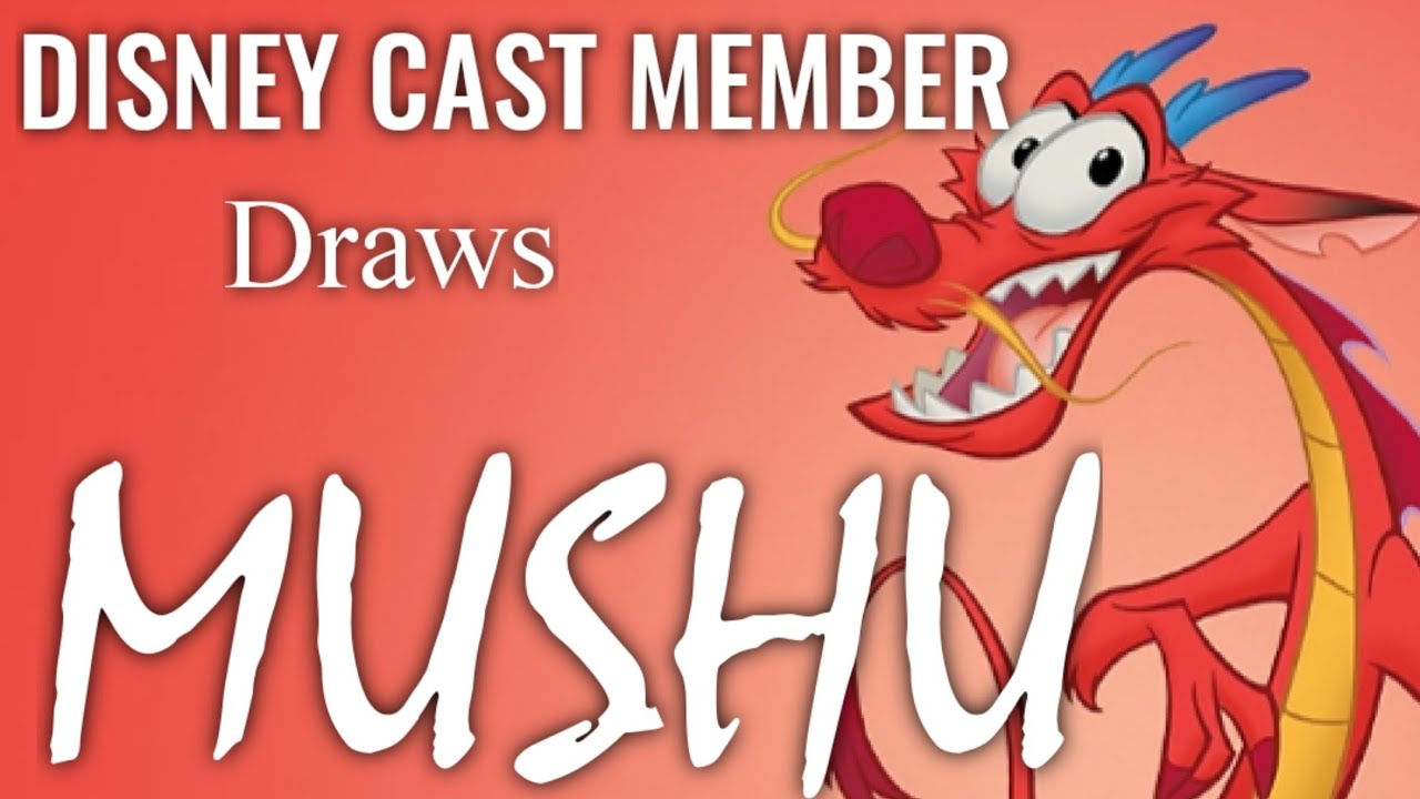 DISNEY CAST MEMBER DRAWS MUSHU! (From Disney's Mulan 1998) - YouTube