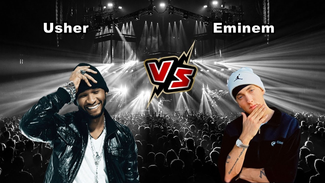 USHER vs EMINEM - YouTube