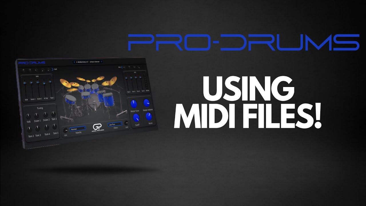 Using Pro-Drums Midi Files! - YouTube