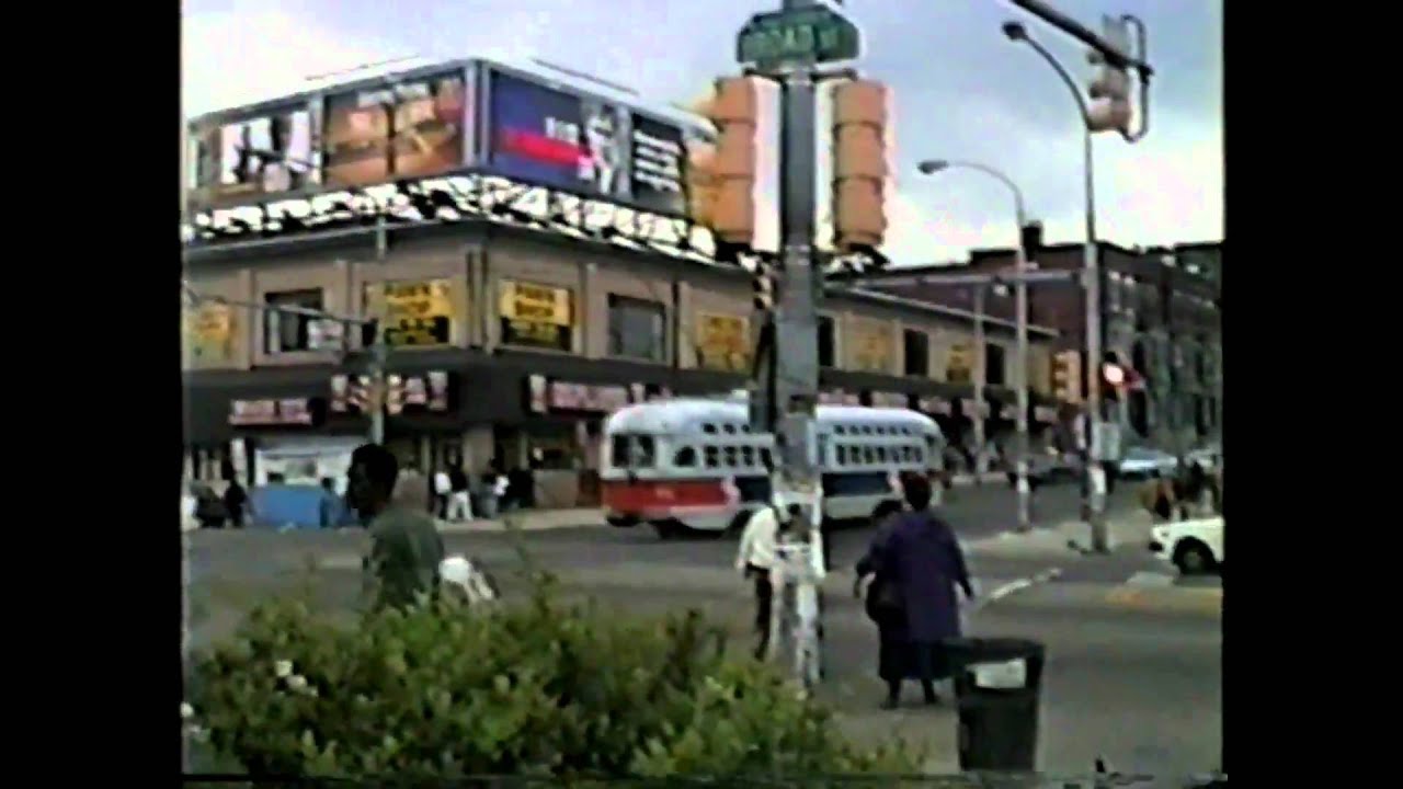 Philadelphia SEPTA Trolley Lines 15 and 56 May 1992 - YouTube