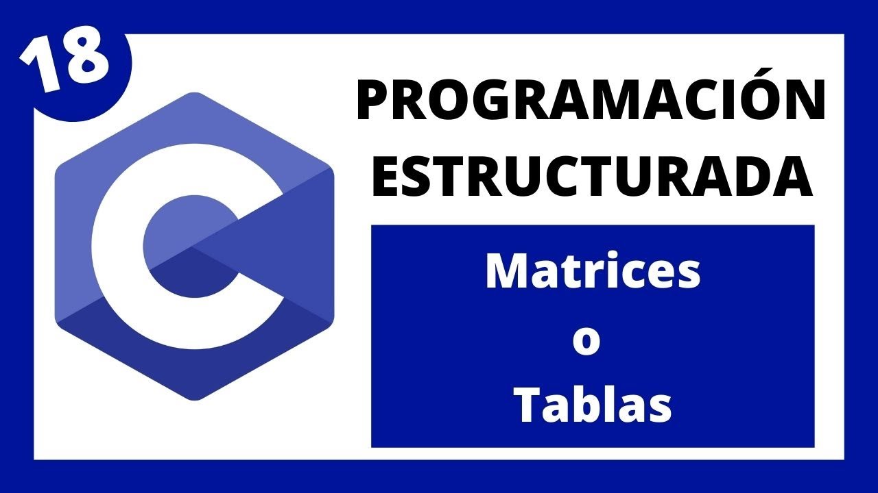 🖥️ Programación Estructurada En Lenguaje C 018 Matrices Youtube