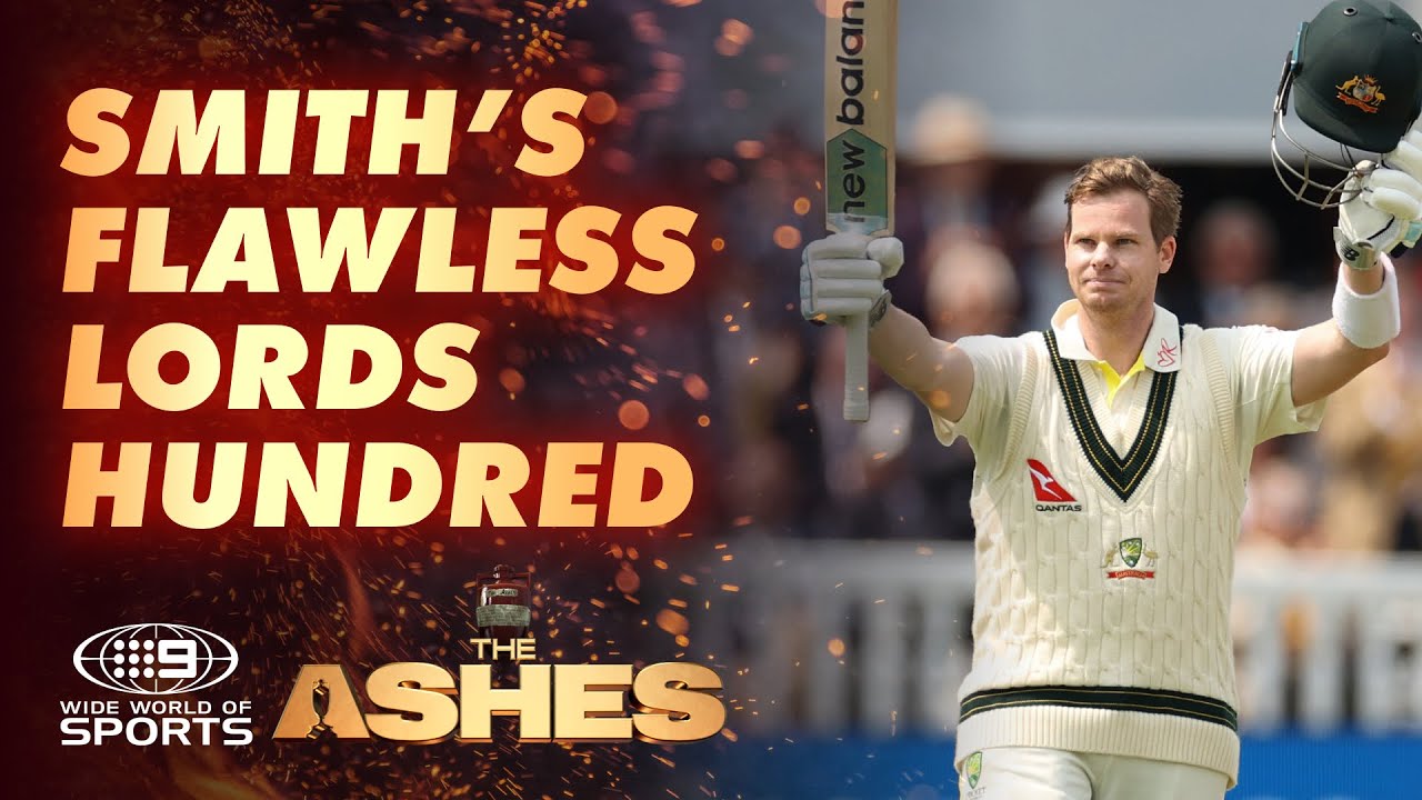 Steve Smith's Flawless Ashes Hundred at Lords | Wide World of Sports ...