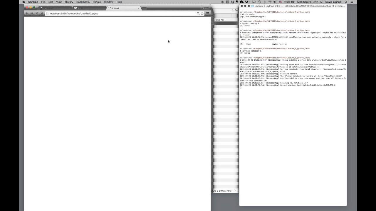 Python and IPython Notebook Introduction - YouTube
