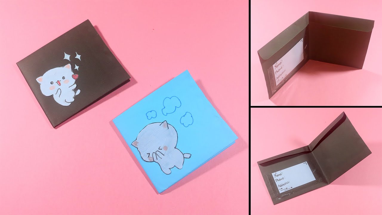 DIY Cute Paper Money Bag | Easy Paper Money Bag Craft - Origami Paper ...