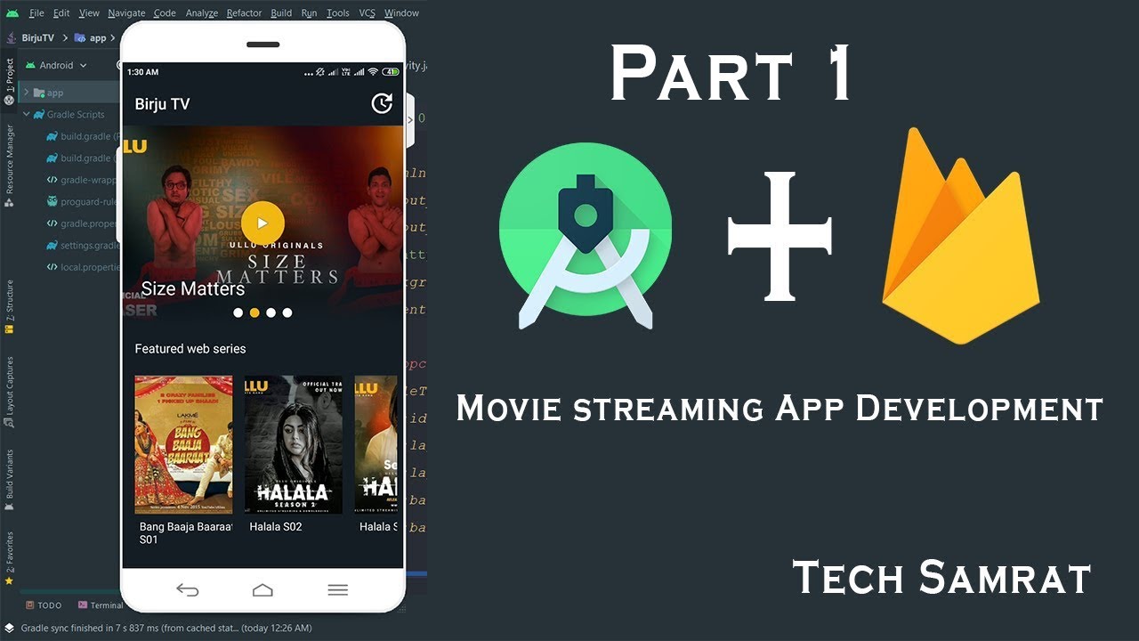Android Movie streaming App Development || UI Design Part 1 - YouTube