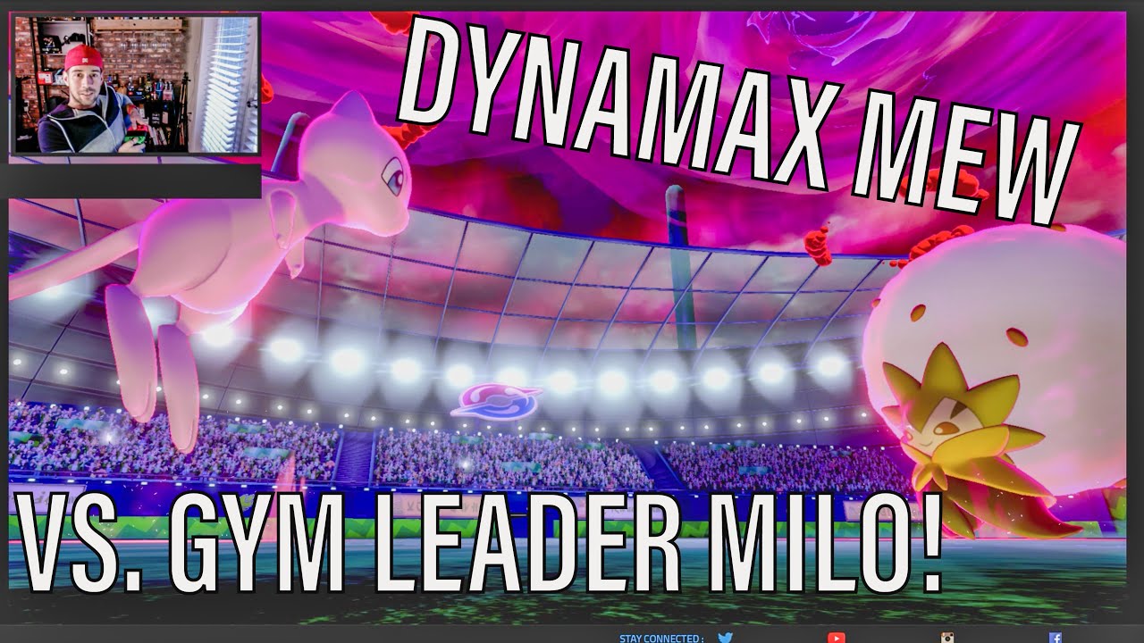 Mew Dynamax Battle Against Gym Leader Milo! - YouTube