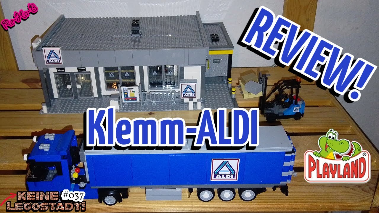 #ALDI Filiale & ALDI LKW & ALDI Gabelstapler als #Klemmbausteine | kein ...