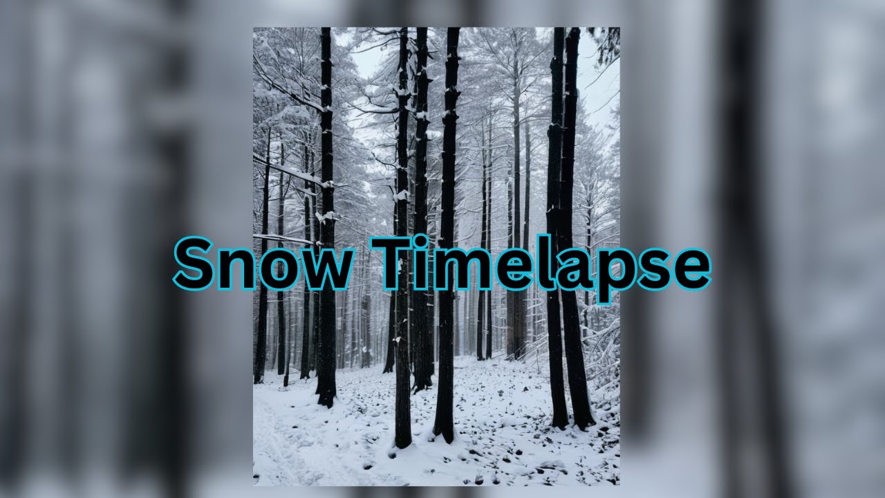 First Timelapse Capture Of The Huge January Michigan Snowfall. - YouTube