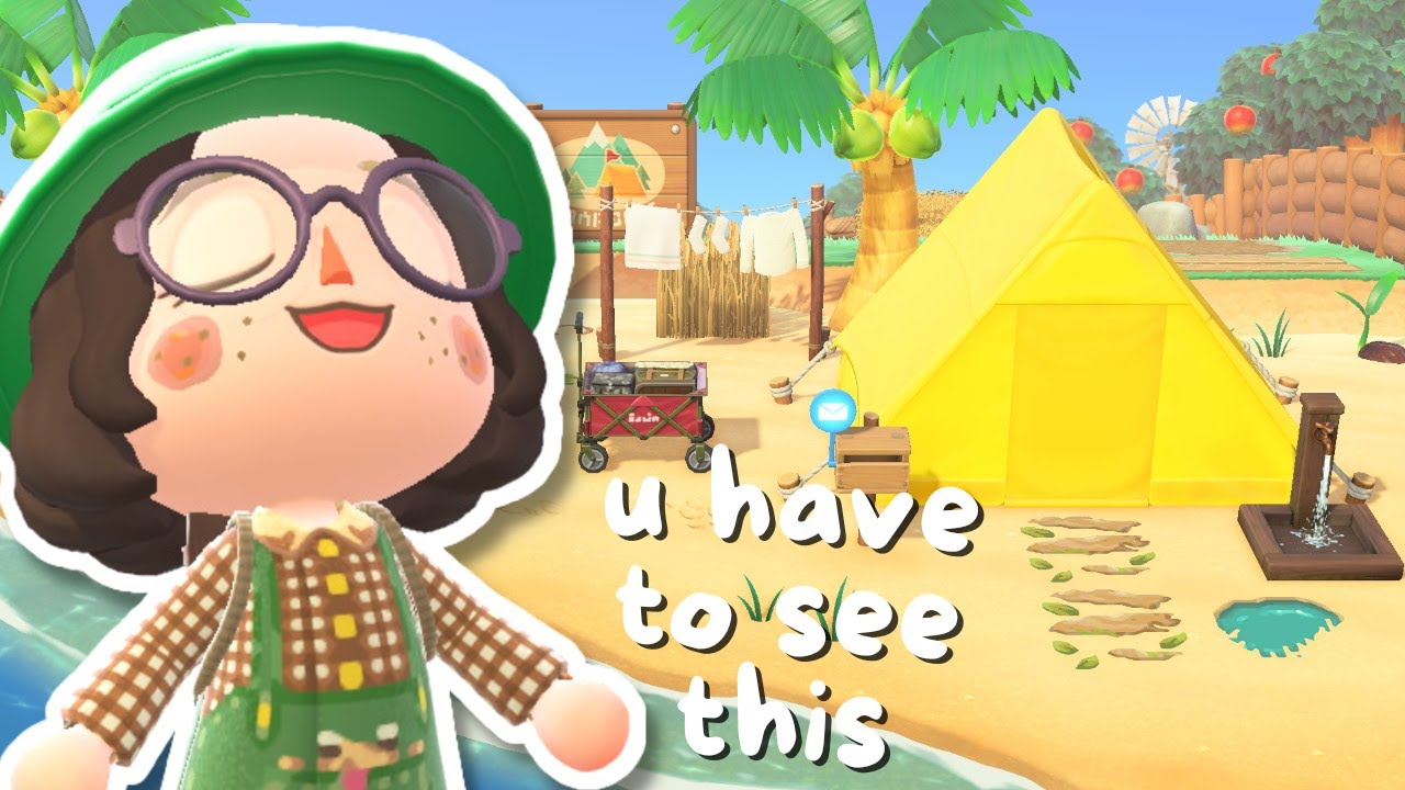 this is my favorite campsite build EVER?! - YouTube