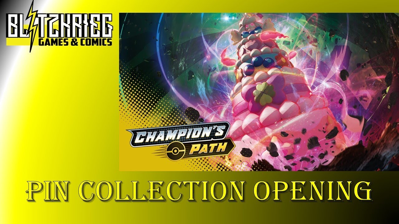 Pokemon Champion's Path Pin Collection Opening by Barbara - YouTube