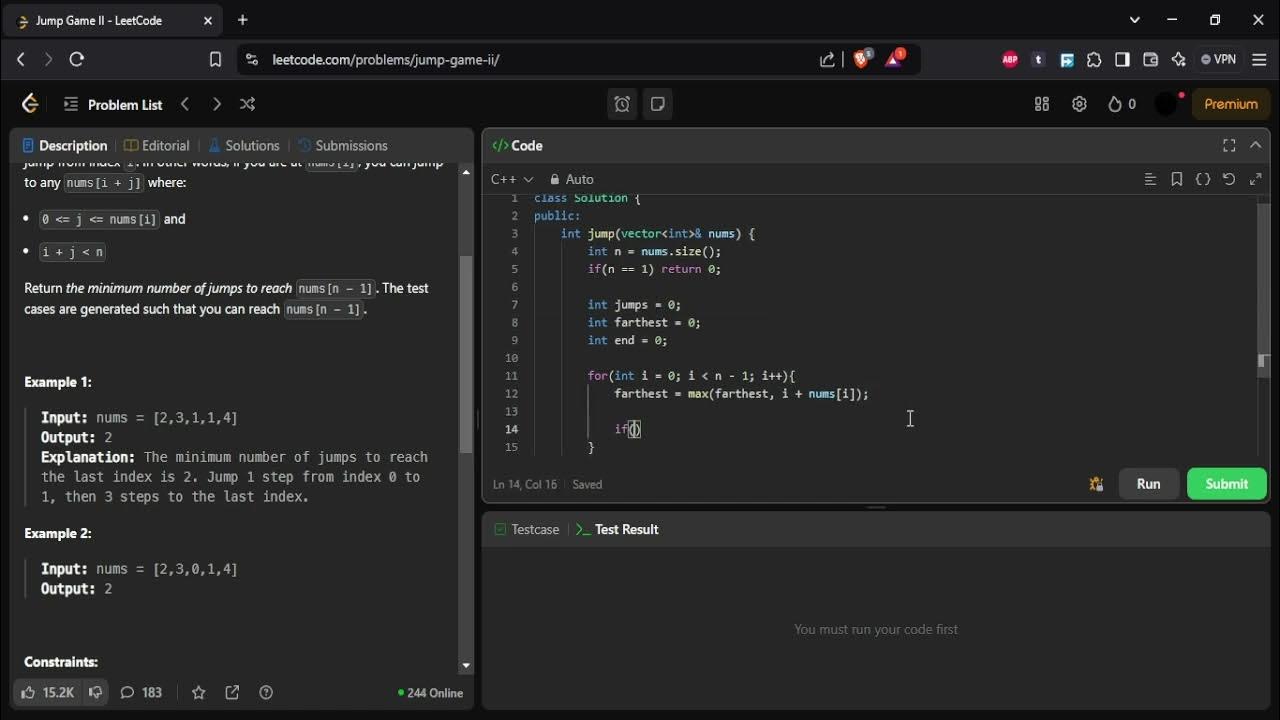 برمجهleetcode-45 - YouTube