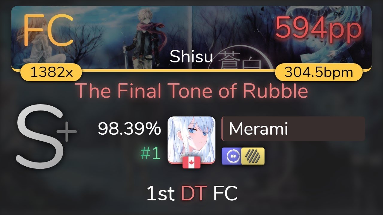 Merami | Mitsuki - The Final Tone of Rubble [Shisu] 1st +HDDT FC 98.39% ...