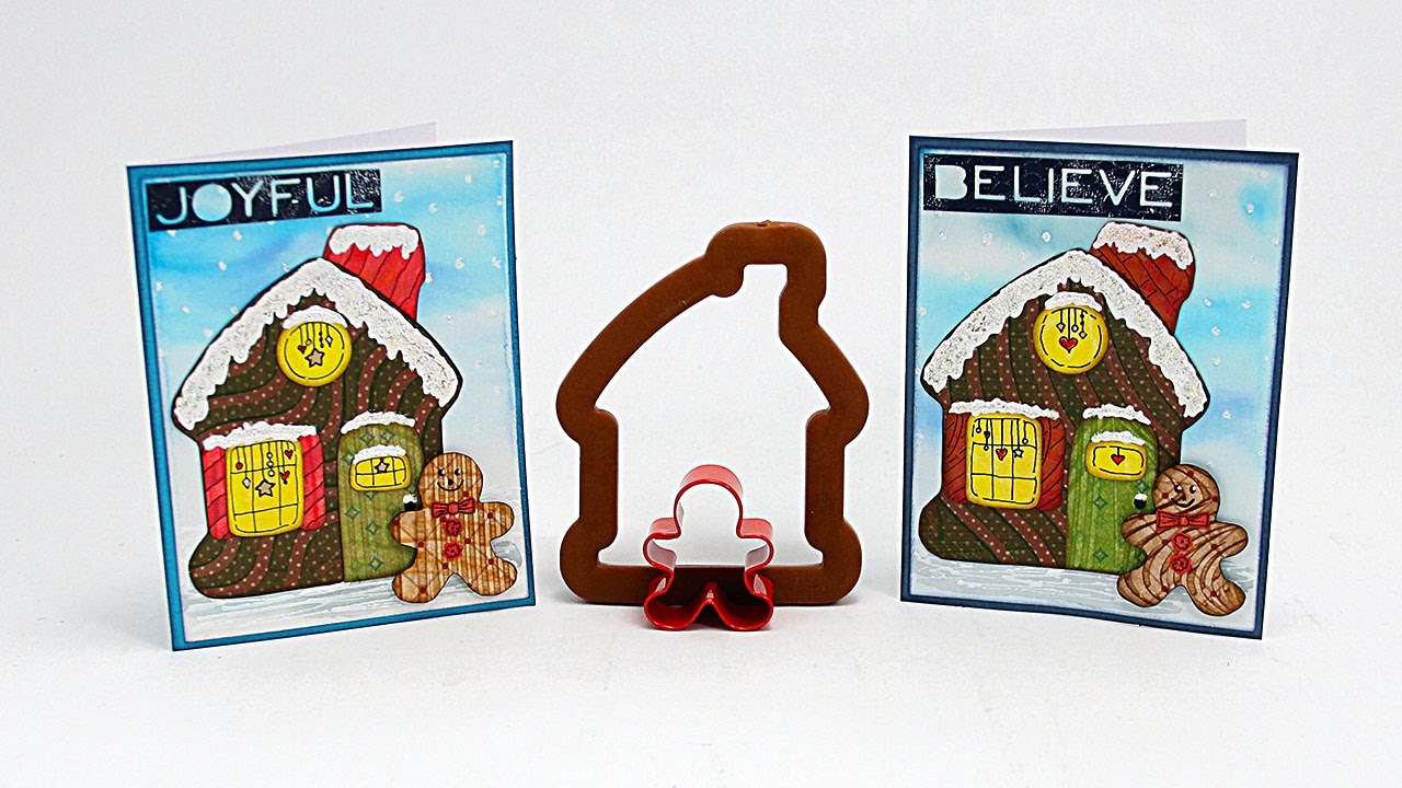 Mixed Media Gingerbread House Cards with Barb Owen - HowToGetCreative ...