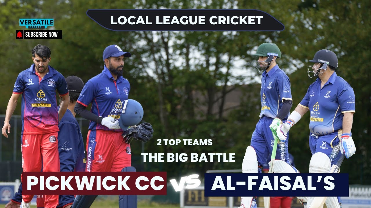 The big battle Al-Faisal's vs Pickwick cc | champions trophy 2025 ...