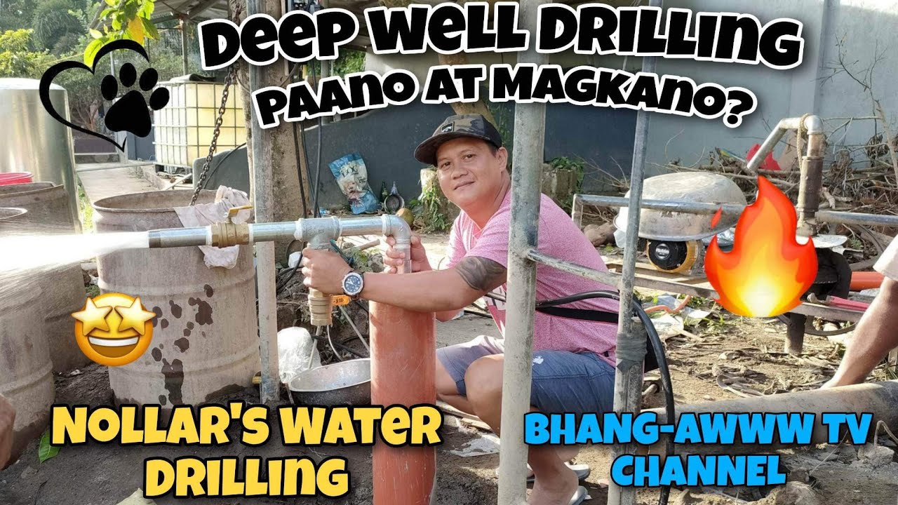 Deep Well Drilling "Paano at Magkano"🤔🤔 - YouTube