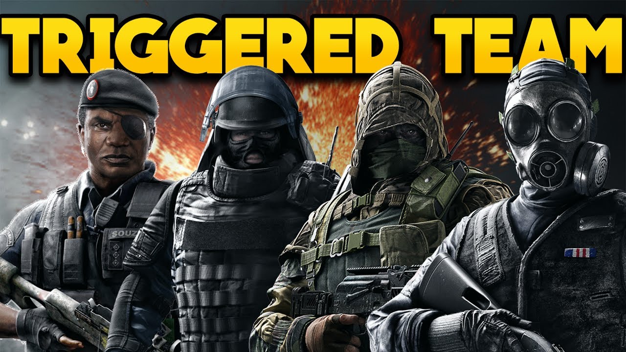 Playing With The ANGRIEST TEAM - Rainbow Six Siege Funny Moments - YouTube