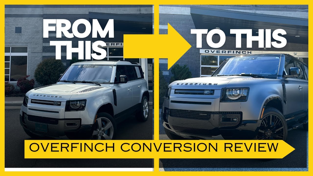 CUSTOM Overfinch Redesign of Land Rover Defender 110! Before & After 🤯 ...