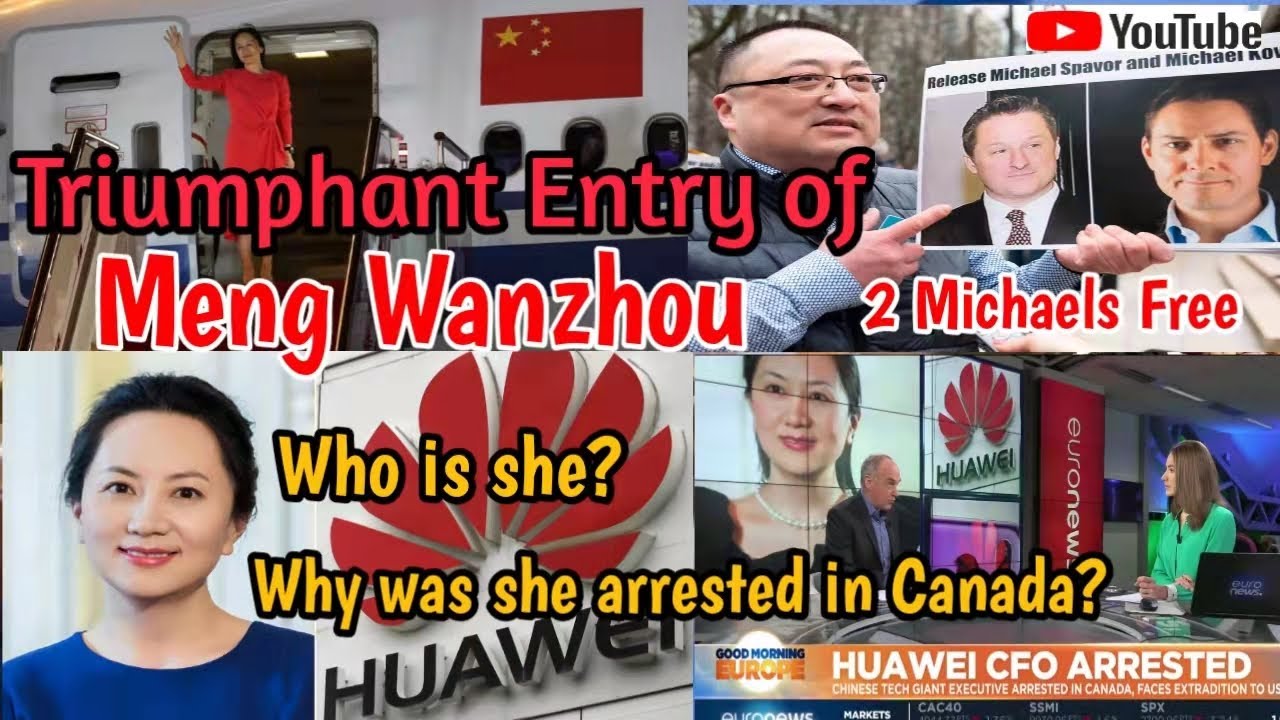 Triumphant entry of Mrs. Meng Wanzhou, back to China - YouTube