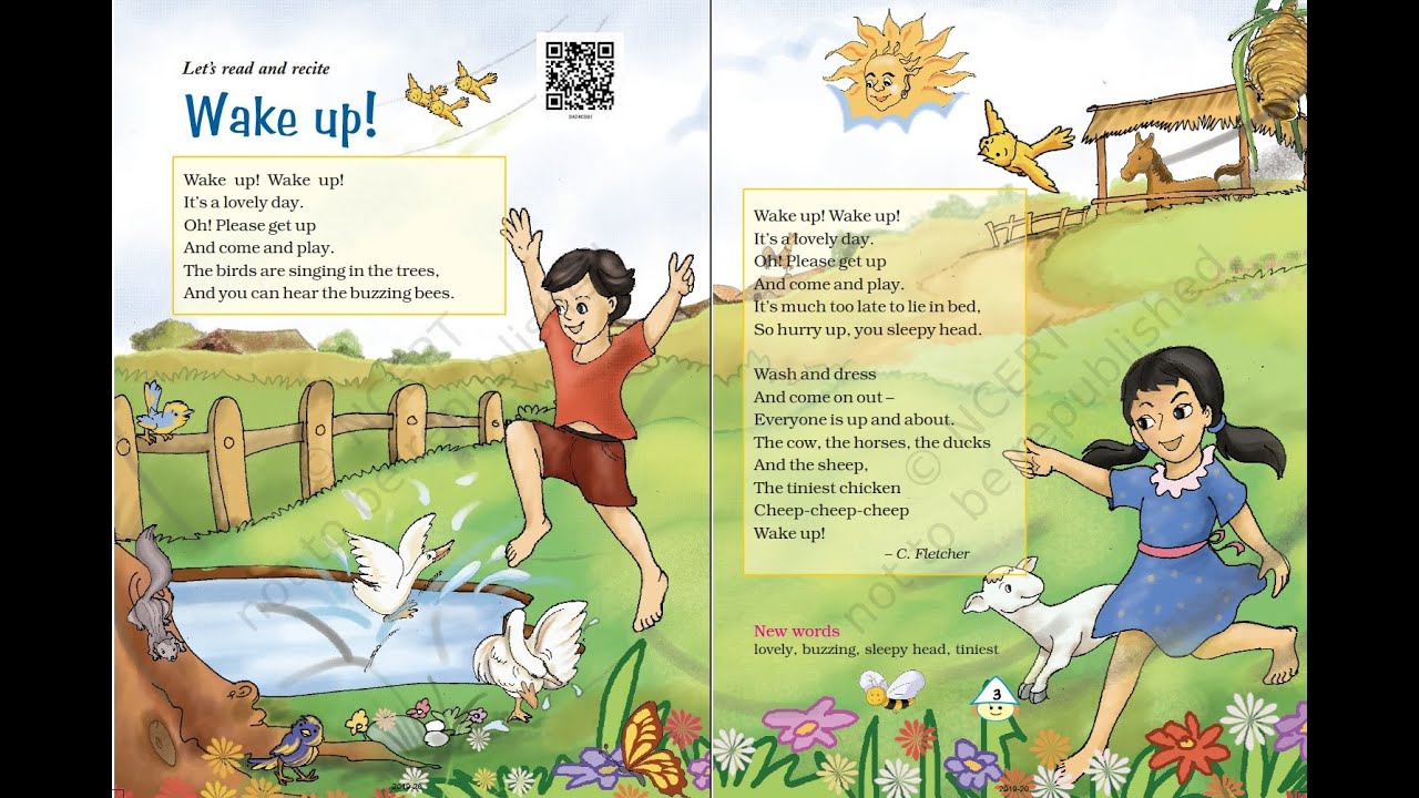 Wake up! - Class IV English Poem Recitation - YouTube